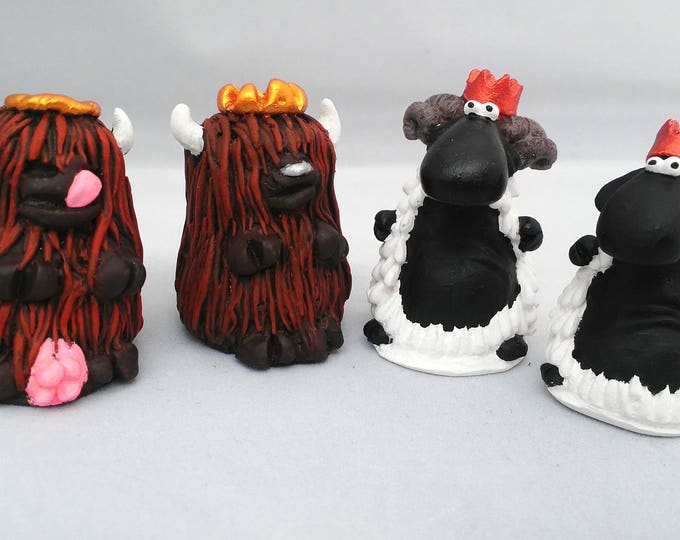 Cow Vs Sheep Chess Set Ready Now - Etsy