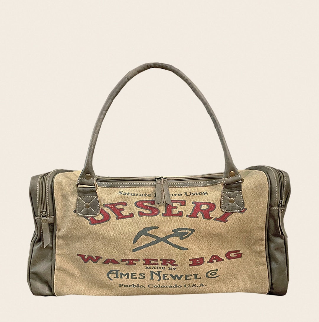 Desert Waterbag Duffle-duffle Bag/travel Bag/unisex-vintage Waterbag ...