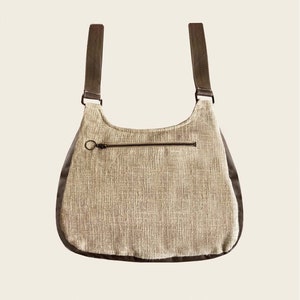 Favorit Oats Crossbody-satchel/handbag-vintage Burlap Sack Design Linen ...