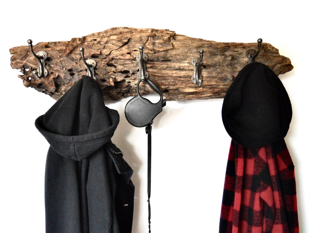 No. 548: Rustic Driftwood Coat Rack Driftwood Towel Rack - Etsy