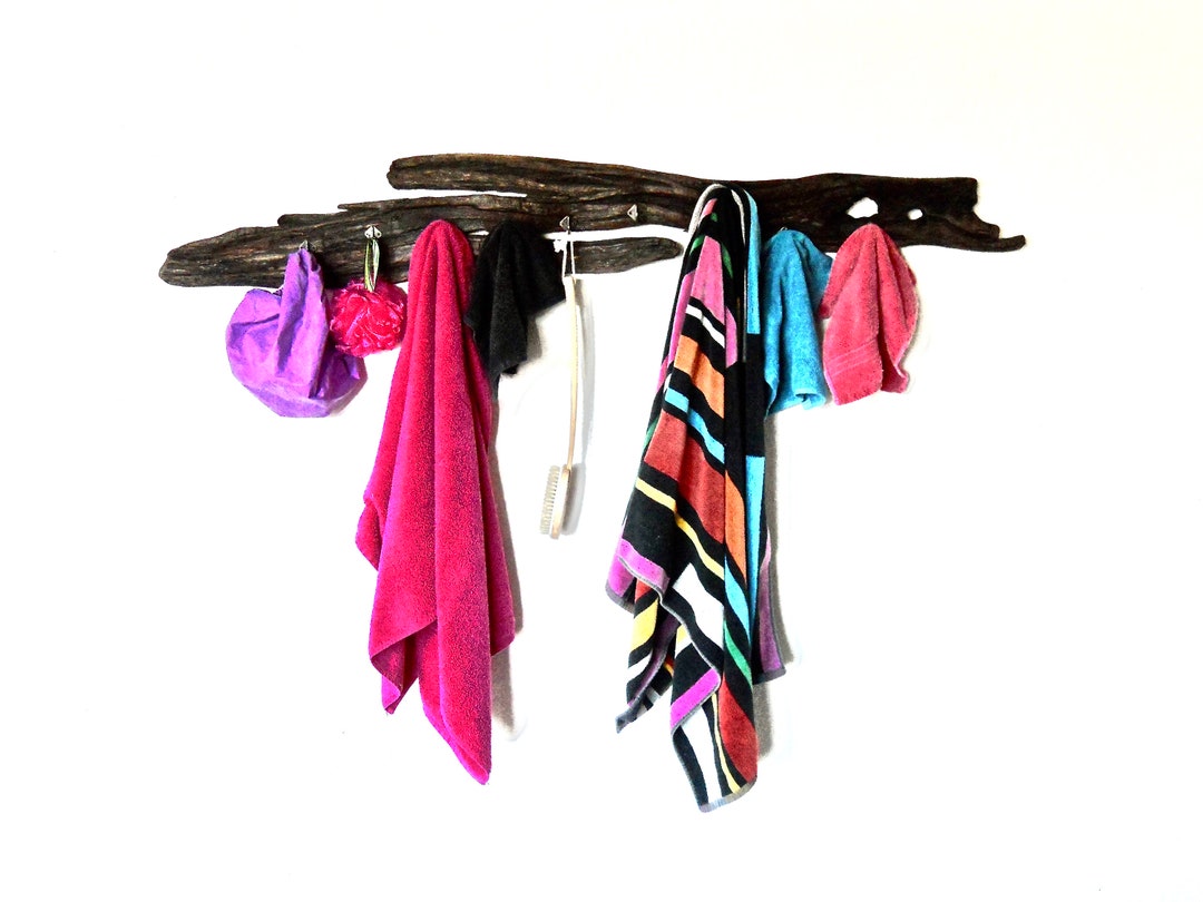 357: Rustic Coat Rack, Driftwood Coat Rack, Driftwood Towel Rack ...