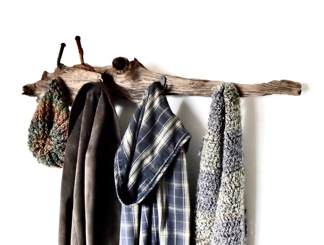 No. 584: Driftwood Coat Rack, Rustic Coat Rack, Drift Lumber Coat Rack ...
