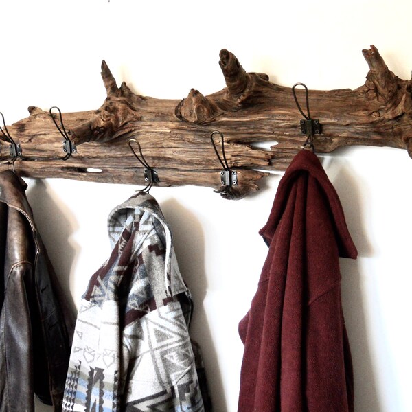 Rustic Coat Rack - Etsy
