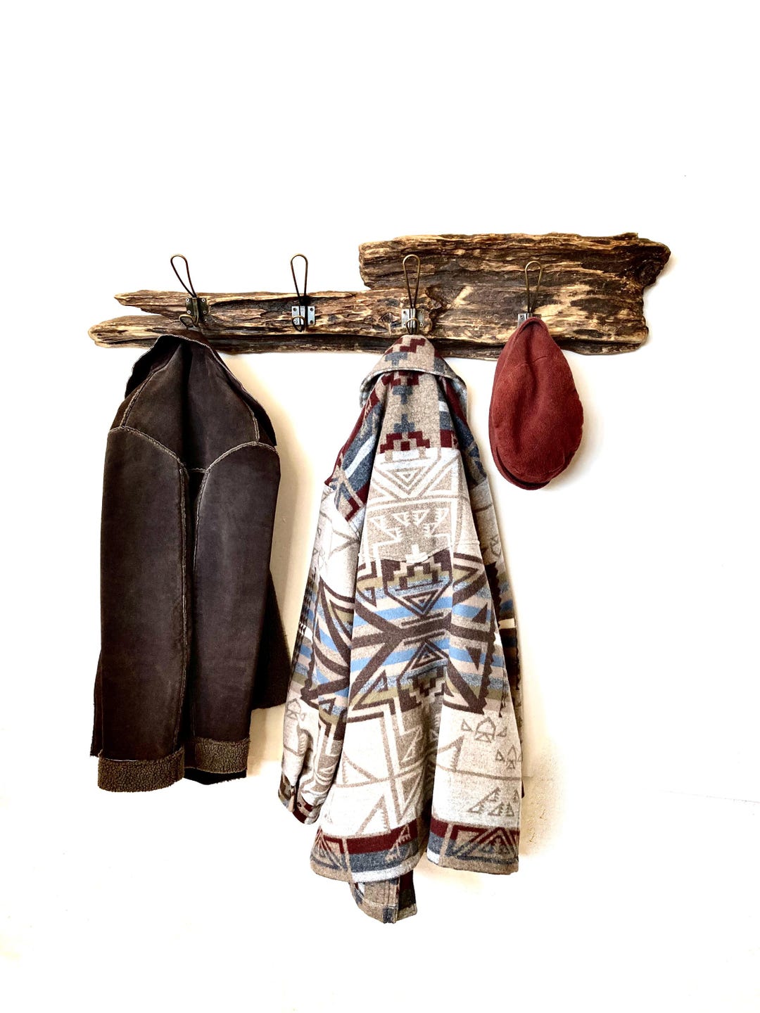 672g: Boho Coat Rack, Rustic Towel Rack, Towel Holder, Driftwood Coat ...