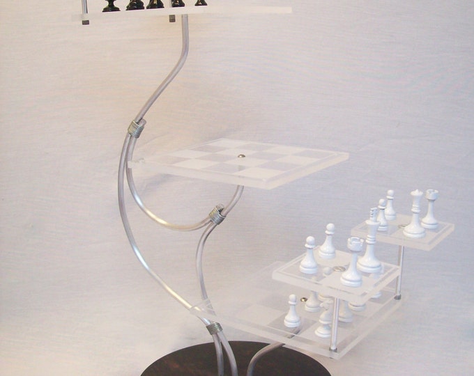 Tri-dimensional Chess Set- Custom Star Trek Style 3D Chess Set - Etsy