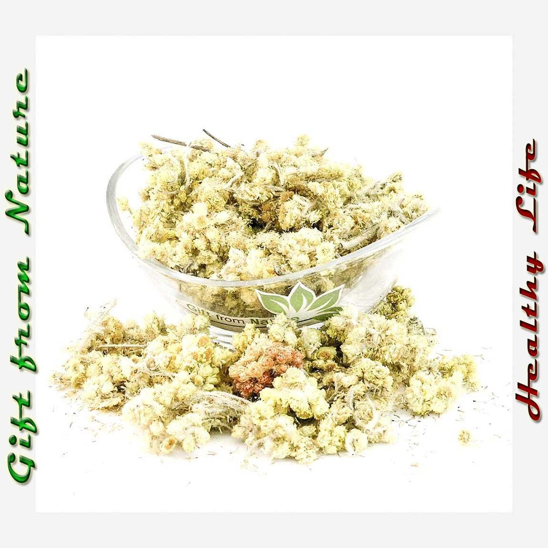 EVERLASTING FLOWER Flower 8oz 227g ORGANIC Dried Bulk Herb, Helichrysum ...