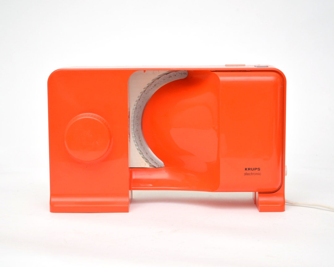 Vintage 70s KRUPS 375 Electric BREAD SLICER / Red Space Age - Etsy