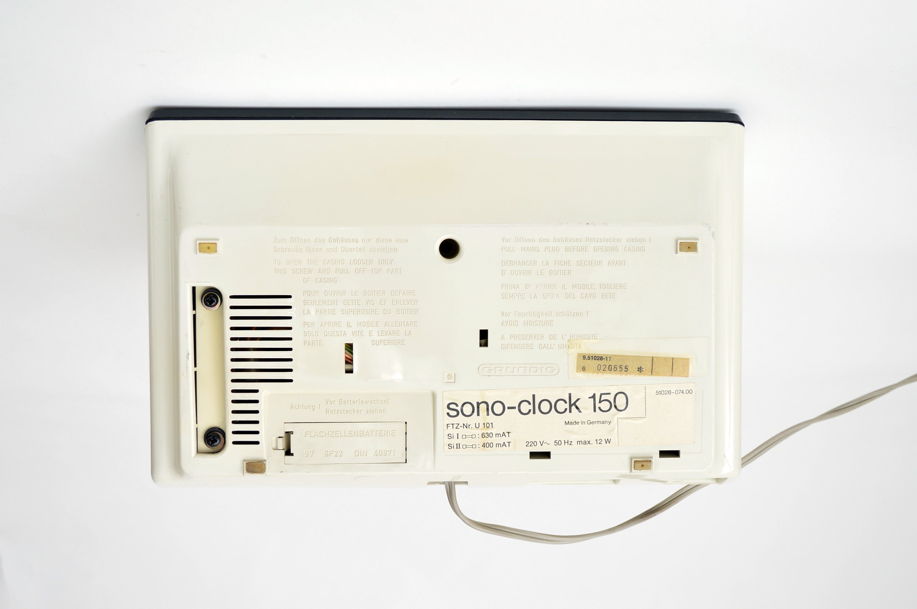 Vintage 70s GRUNDIG SONO CLOCK 150 Clock Radio Space Age - Etsy