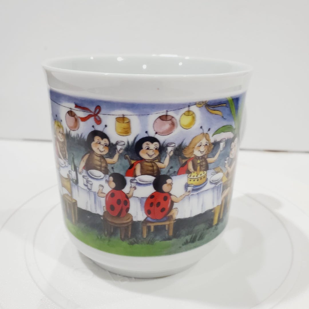 Vintage Coffee Mug From kafer Munchen, Germany Bugs Baby Bugs Having ...