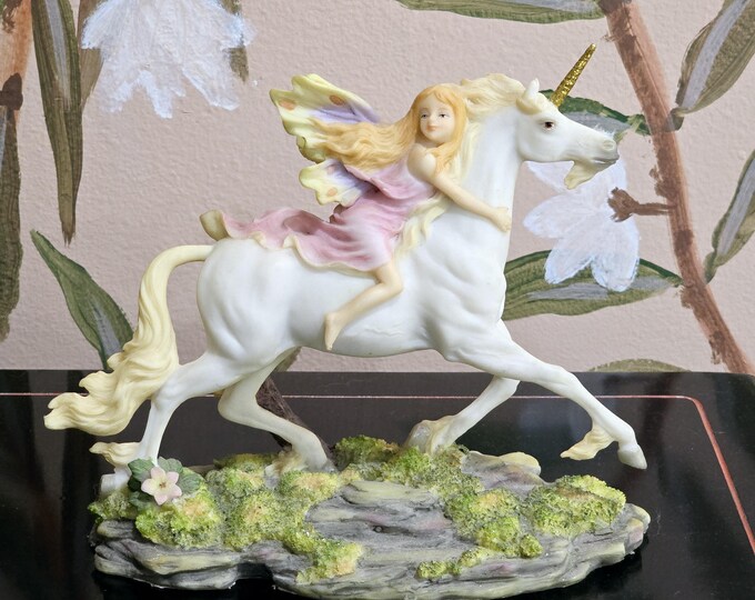Clarissa Summit Collection Fairy on Unicorn - Etsy