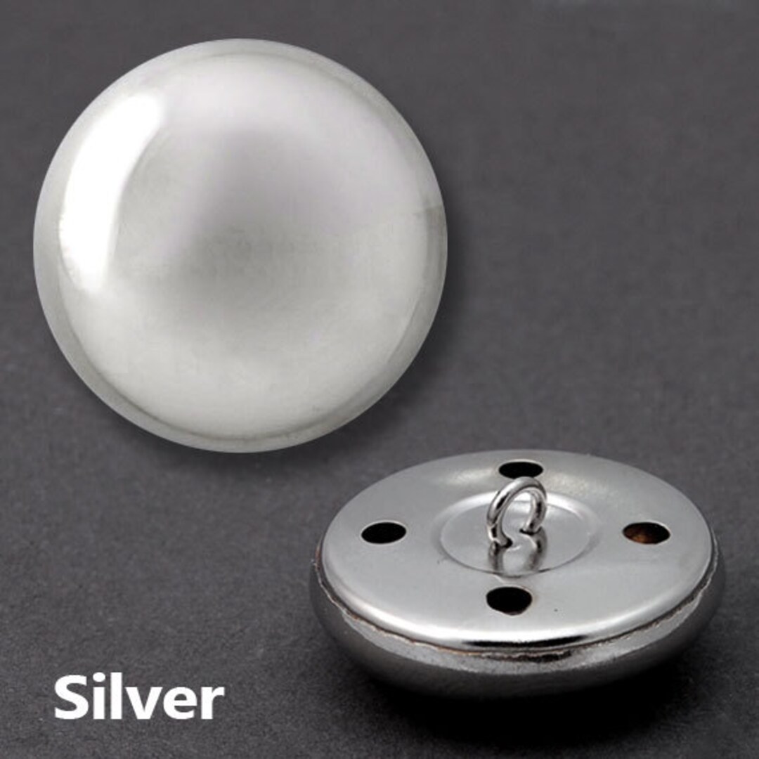 23mm Vintage Metal Round Button With Shank by 6-pcs TR-10385 - Etsy