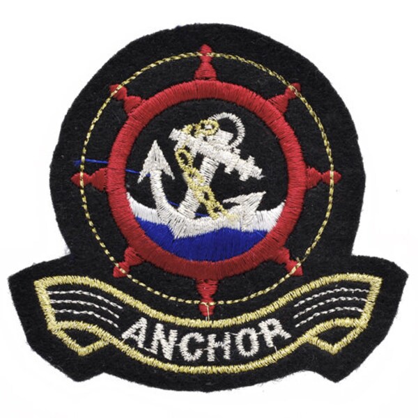Embroidered Anchor - Etsy