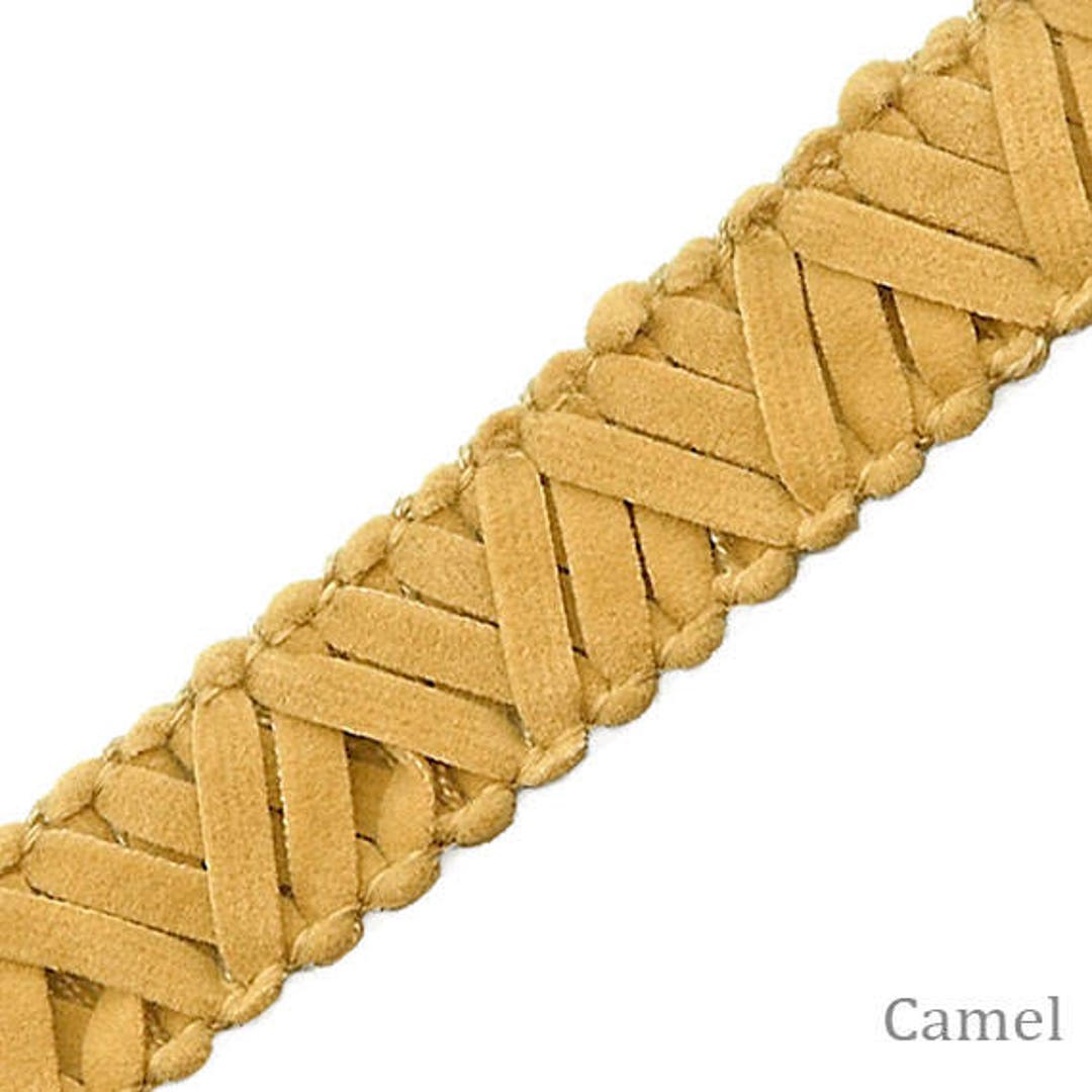 1/2 Faux Suede Braid Trim by 2-yards, 5 Colors, YD-650 - Etsy