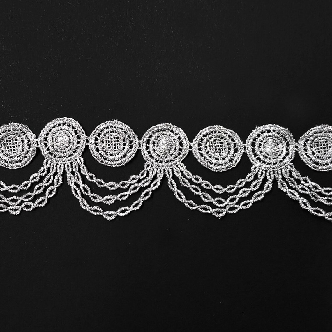 2 Inch Metallic Lace Trim for Bridal Costume or Jewelry - Etsy