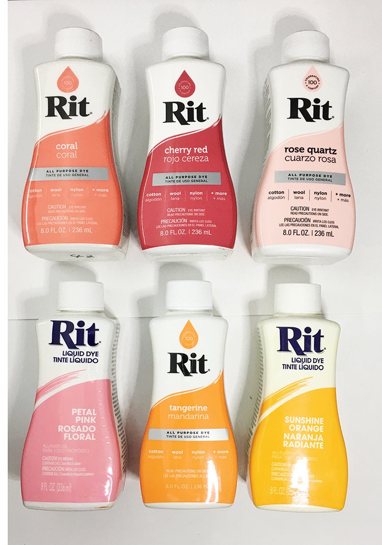 RIT Liquid Dye All Purpose Fabric Dye 1 paquete | Etsy
