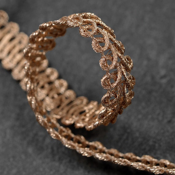 10mm Fine Metallic Braid Trim for Bridal Costume or Jewelry - Etsy