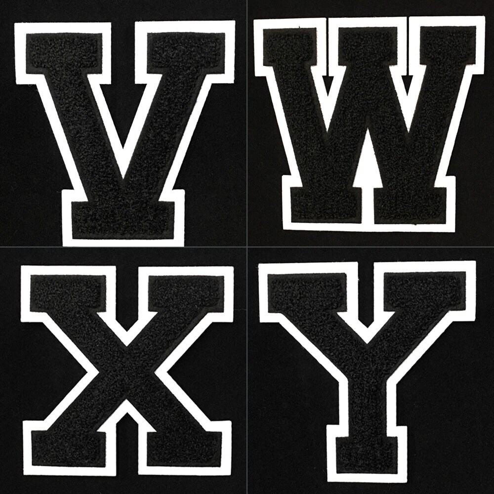 Black Varsity Letter Y