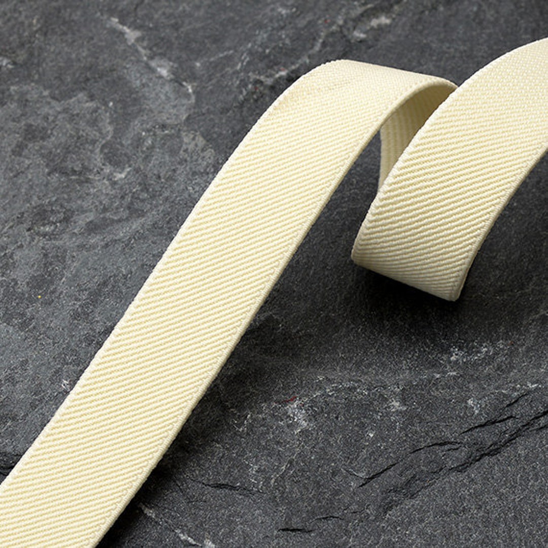 1 25mm Twill Elastic Band Trim, Waistband Elastic, Elastic Trim ...
