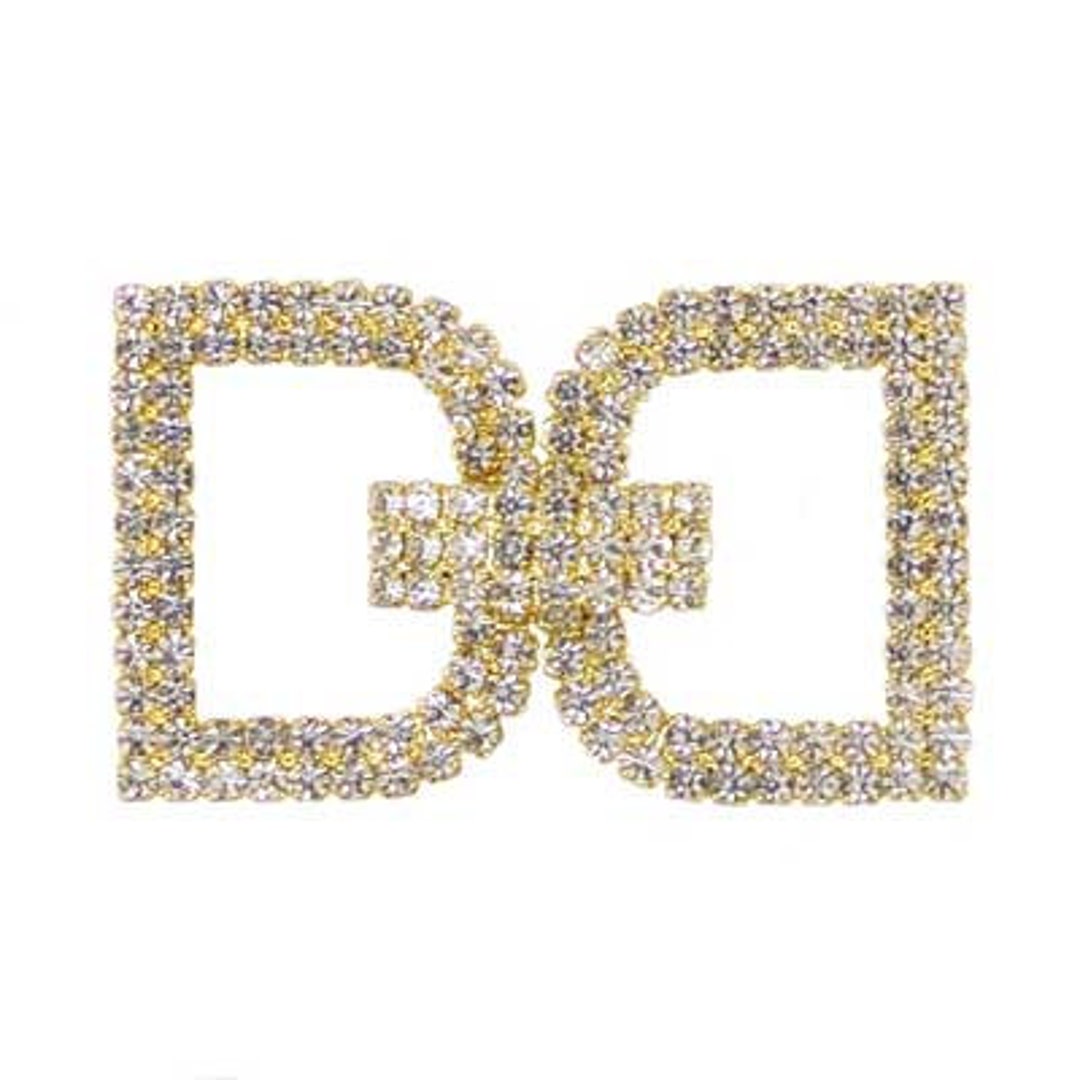 Rhinestone Hook & Eye Closure With Shank by Pc, 1-1/4h X 2w, T-1834 - Etsy