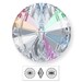 16mm Swarovski 3015 Sew on Rivoli Button Crystal Jet - Etsy