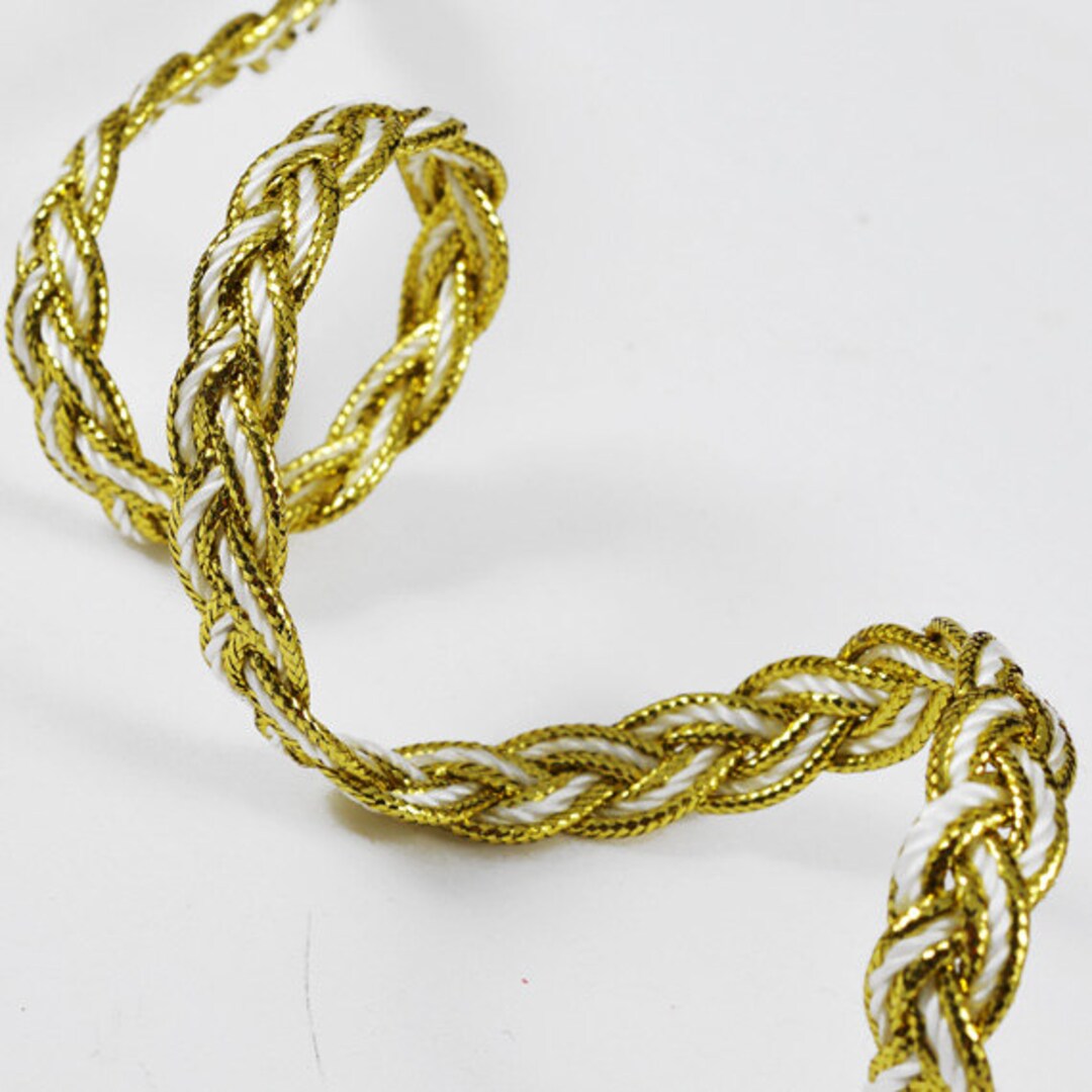 3/8 Inch Arcadia Metallic Braid Trim by 2-yards, EXP-IR7036 - Etsy