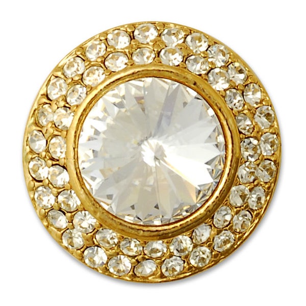 Rhinestone Button - Etsy