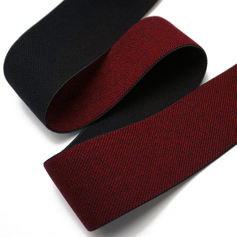 40mm 1-1/2 Elastic Stretch Ribbon Trim by 2-Yards 3 | Etsy