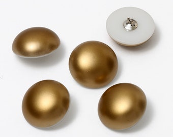 Matte Gold Button | Etsy