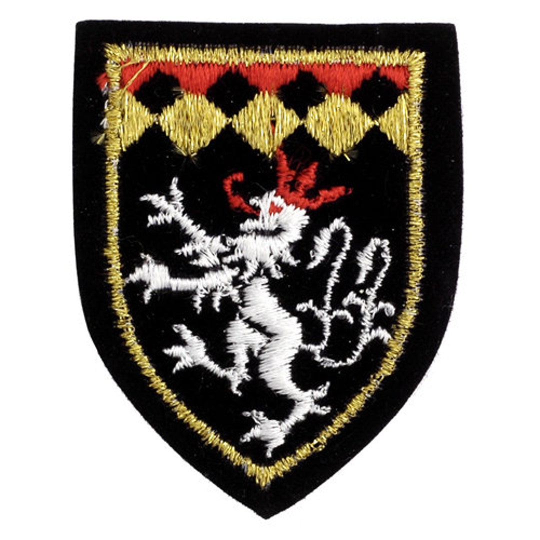 Embroidered Crest Iron-on Applique Patch, Embroidery Badge by Pc, 2-9/ ...