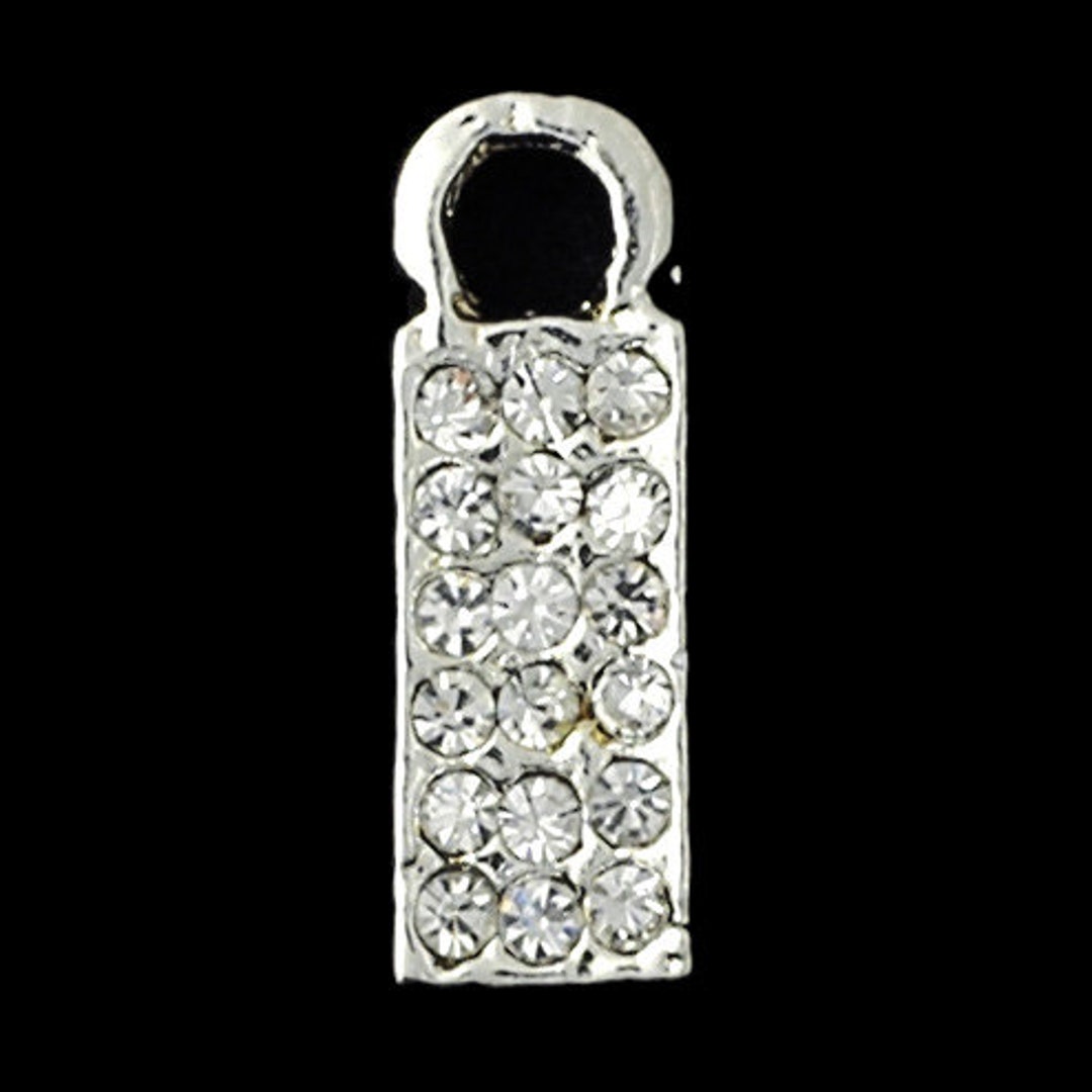 13/16 20mm Crystal Rhinestone Zipper Pull by 2-PCS, T-1855 - Etsy