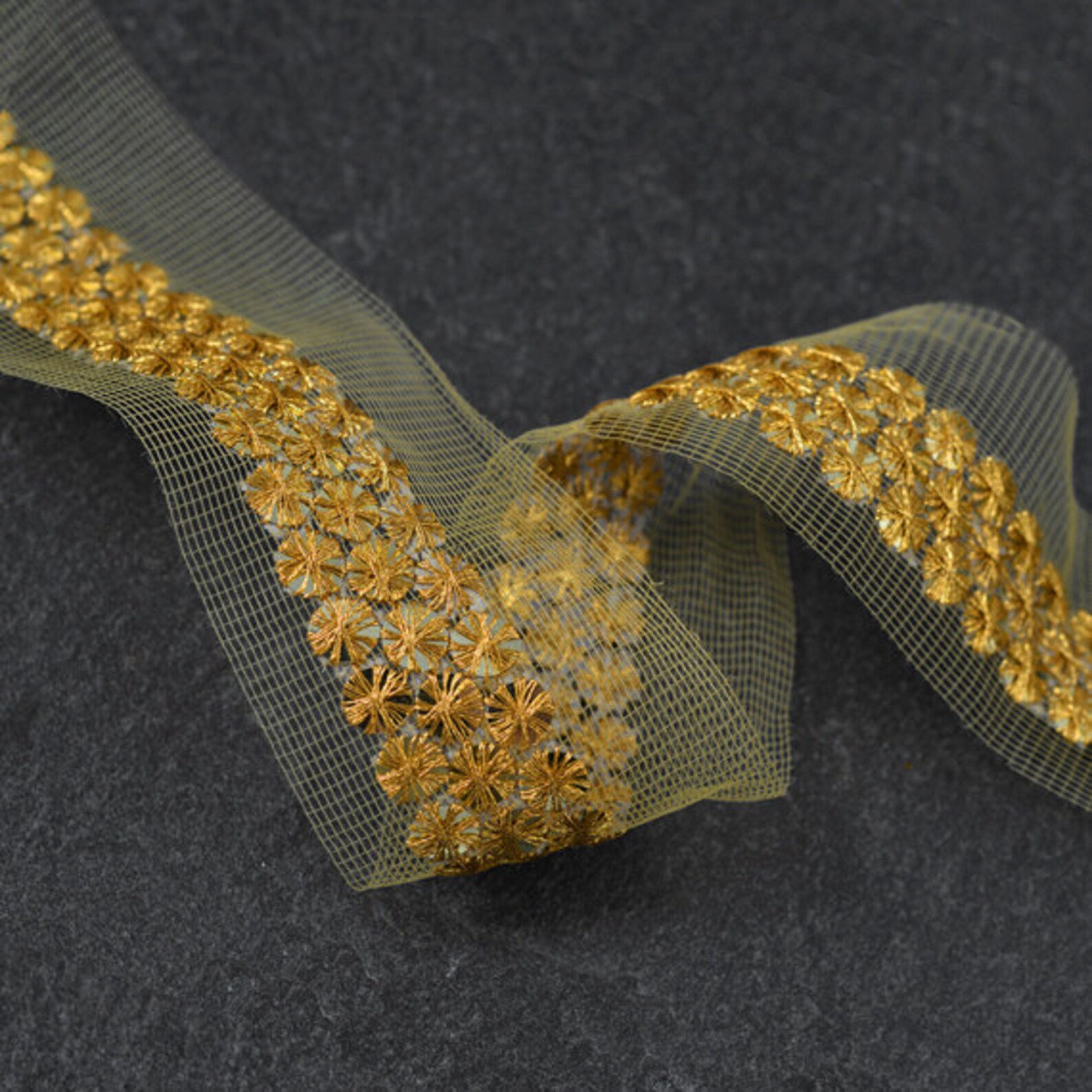 19mm Metallic Sequin and Thread Trim by 1-Yard SMB-MM1019 | Etsy