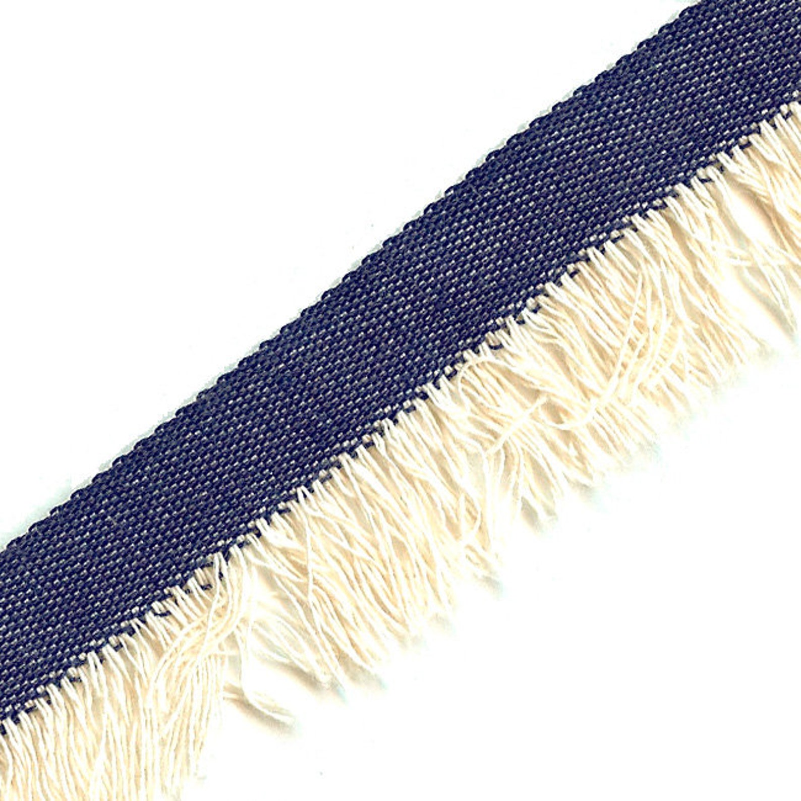 Decorative Denim Fringe Trim by 1-yard 1-5/8 | Etsy