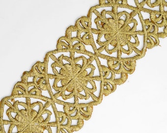 Silver Metallic Lace | Etsy