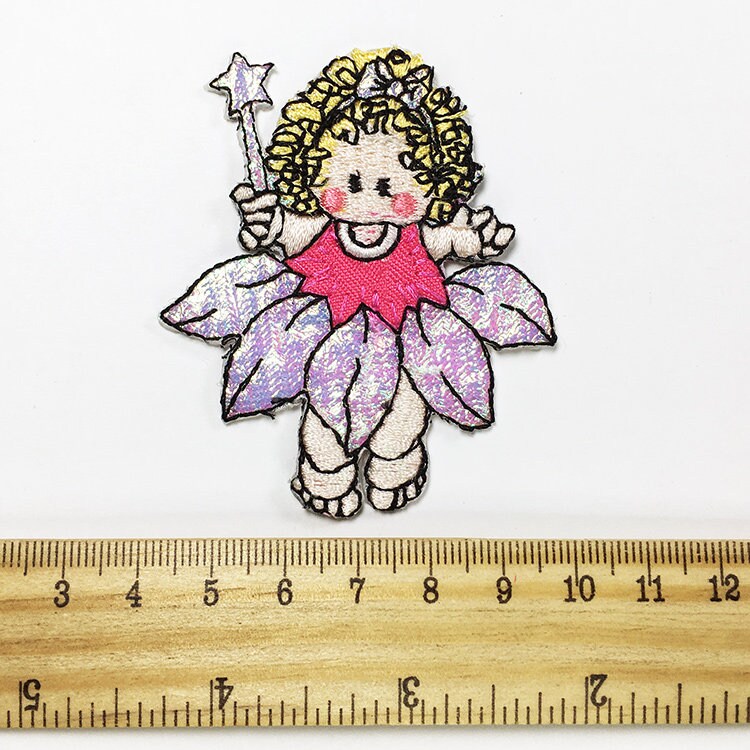 Iron-on Embroidered Angel Applique Patch Embroidery Patch by - Etsy Canada