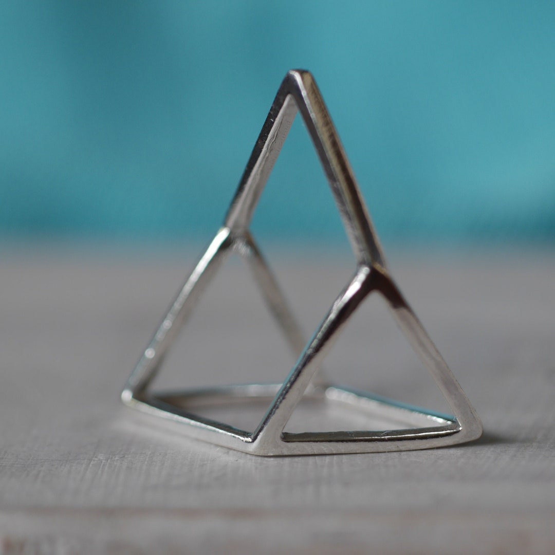 Optical Illusion Geometric Necklace - Mathematical Jewellery - Etsy