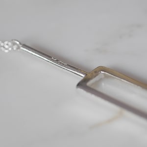 Sterling Silver Tuning Fork Necklace: Miniature Sound Healing Jewelry ...