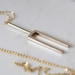 Handmade Real Small Bronze Tuning Fork Necklace - Etsy