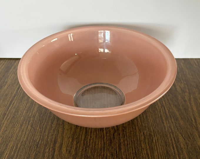 Large Vintage Pyrex Corning Pastel Glass Bottom Mixing / Nesting Bowl ...