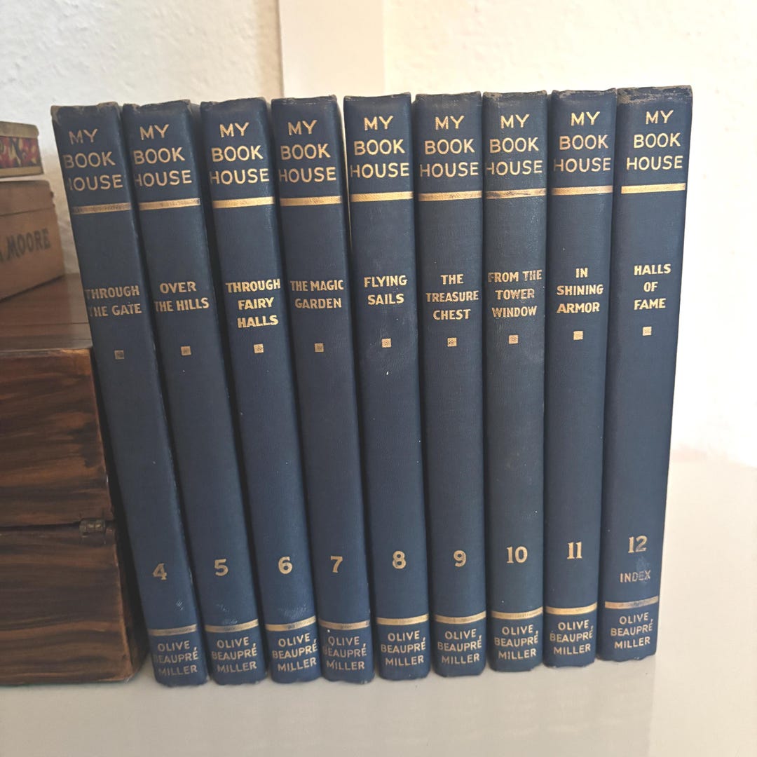 Set of 9 Vintage Children's "my Bookhouse" Books. 1937 Editions. - Etsy