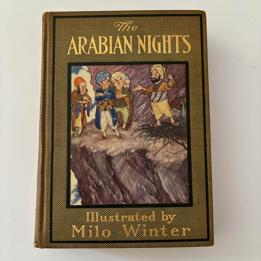 Antique Hardcover Book: Arabian Nights by Milo Walker, 1914, First ...