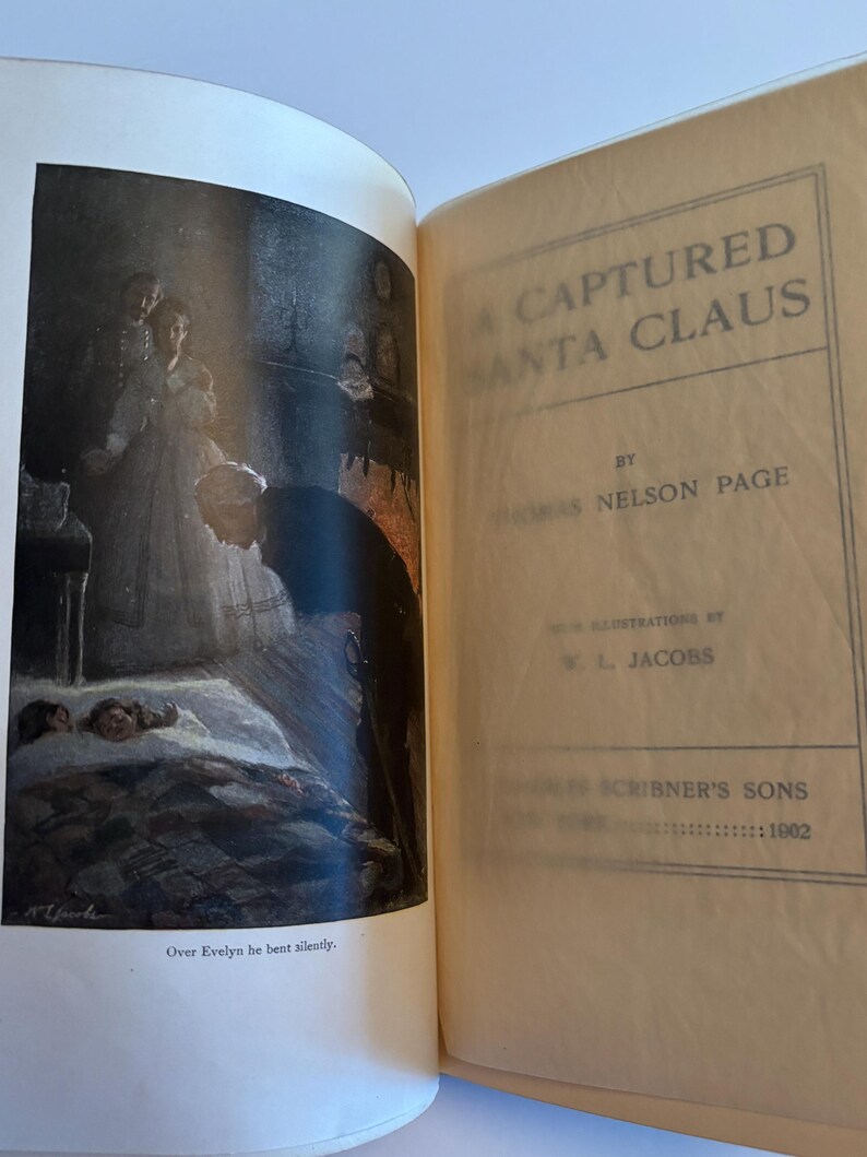 Rare Vintage Book: A Captured Santa Claus by Thomas Nelson Page ...
