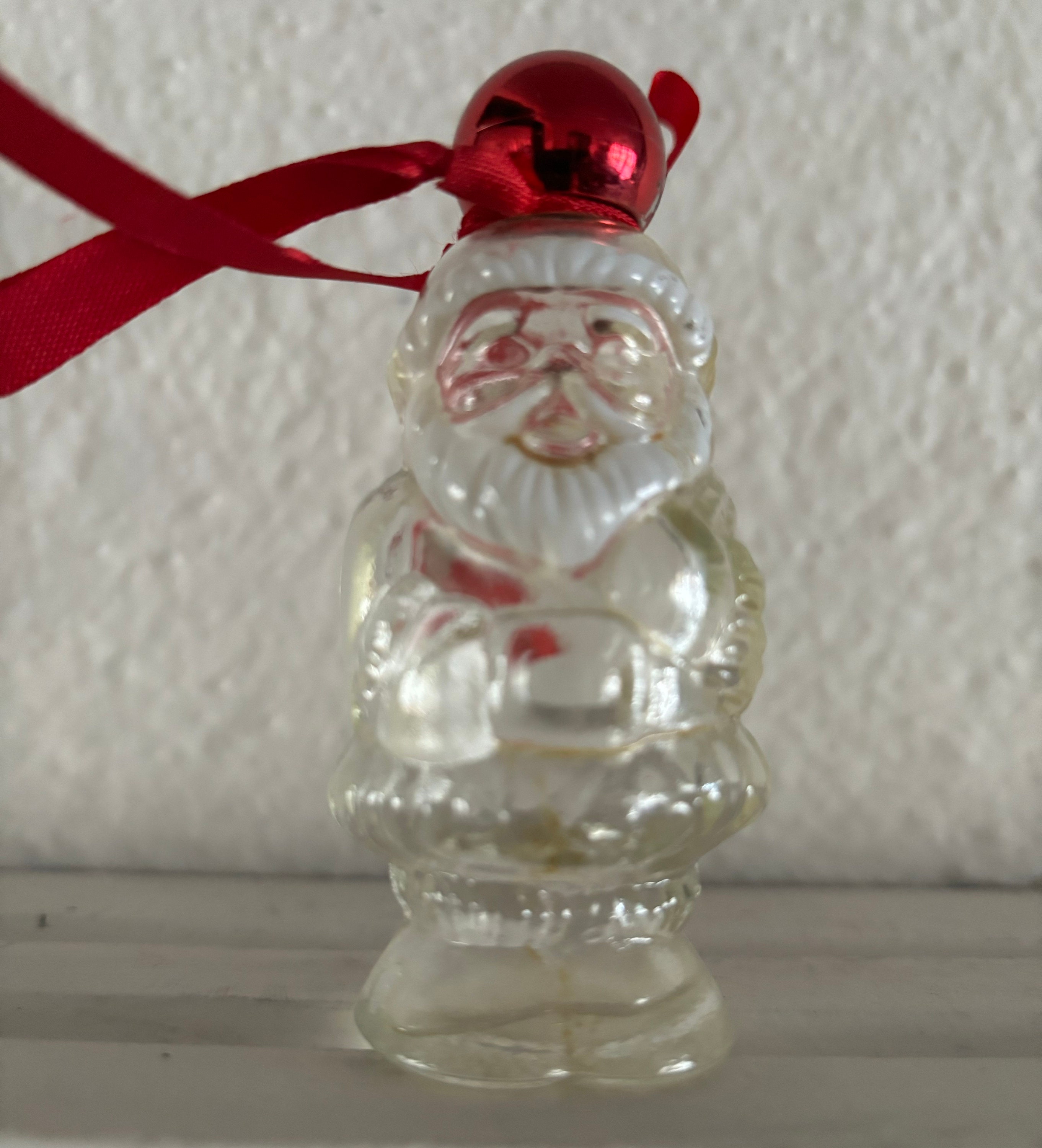 Vintage Glass Avon Jolly Santa Here's My Heart Perfume Bottle 70s - Etsy