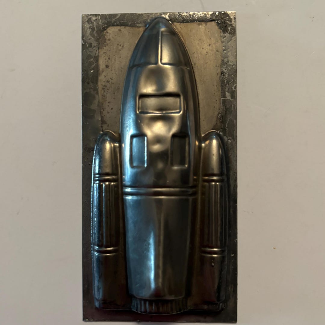 Rare Vintage Rocket/space Ship Chocolate Mold, 5" X 2 1/2". - Etsy