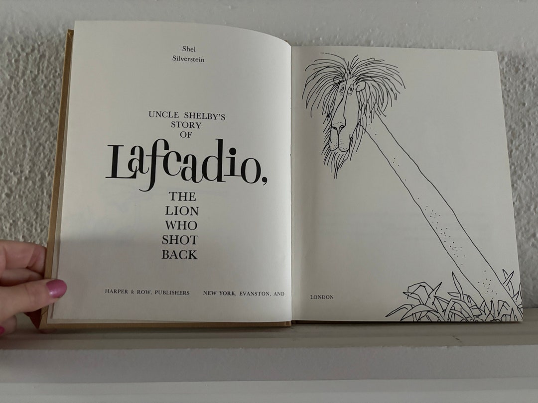 Vintage Book: Lafcadio, the Lion Who Shot Back by Shel Silverstein ...