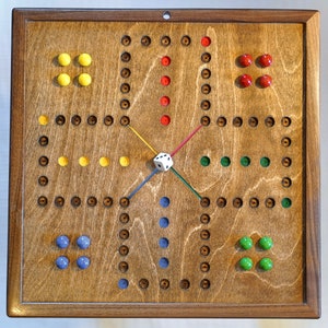 Old wooden monopoly game store