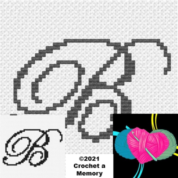 Crochet Monogram - Etsy