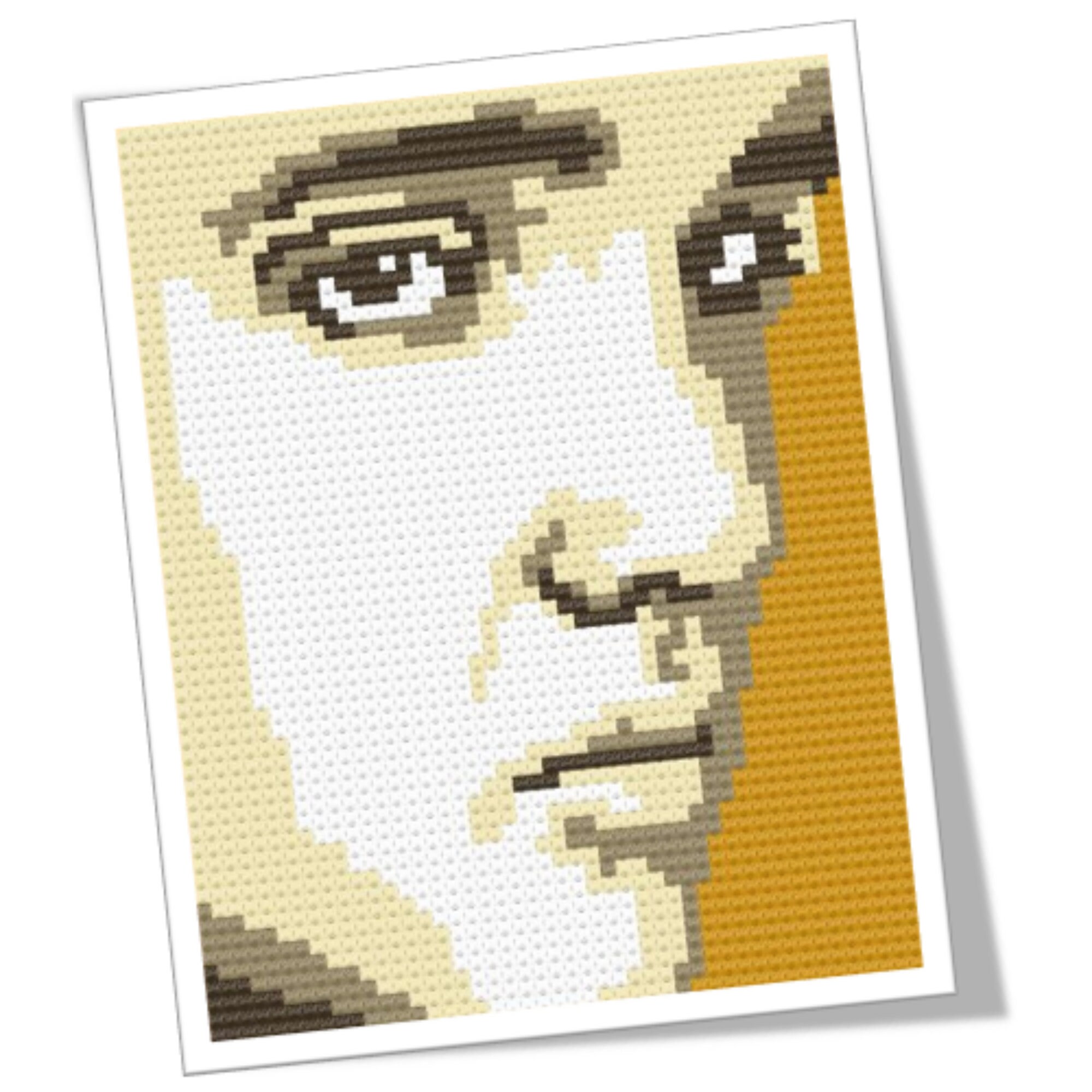 Elvis Portrait Crochet Graphgan Pattern: C2C Pillow (digital Download ...