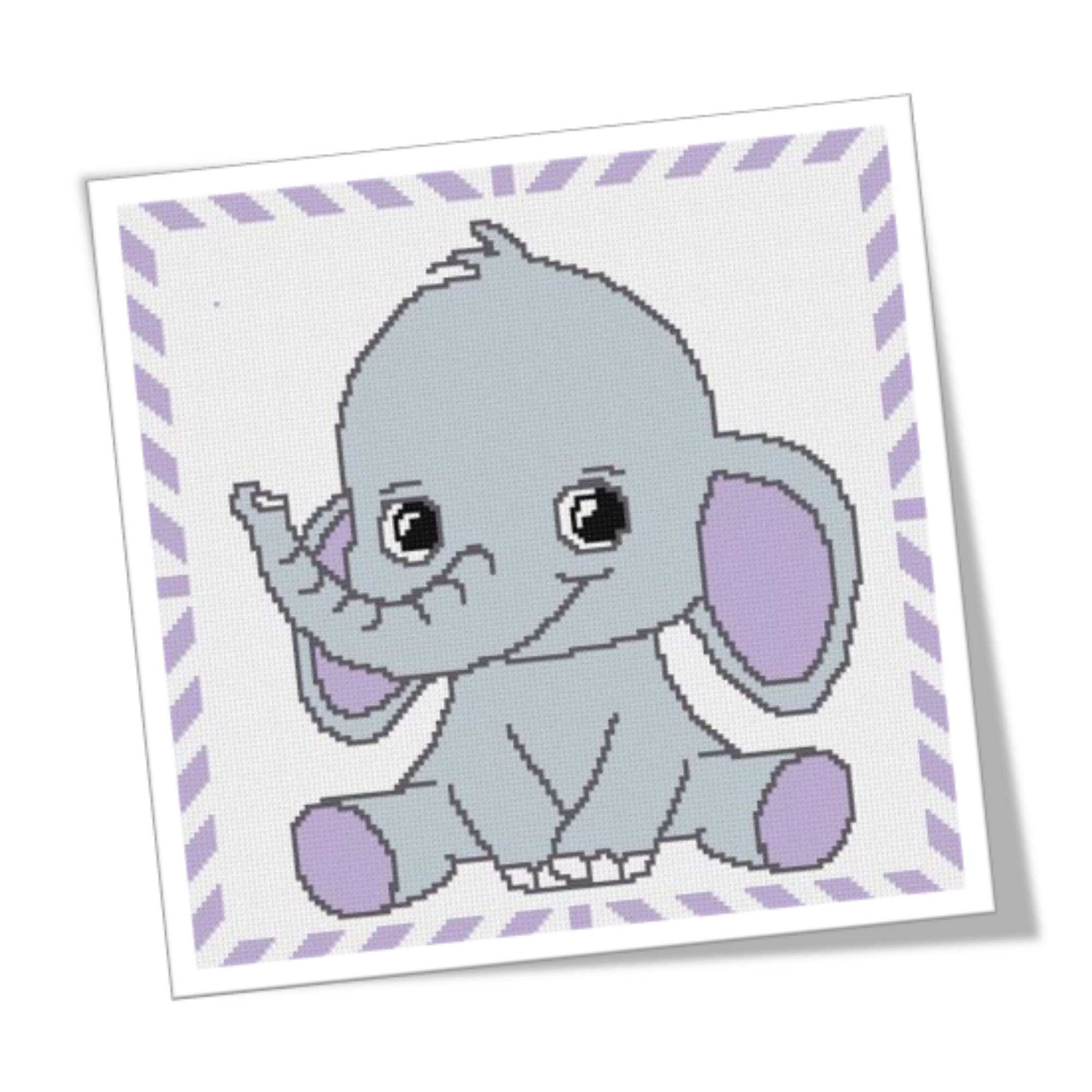 Elephant Crochet Pattern, C2C Graphgan - Etsy