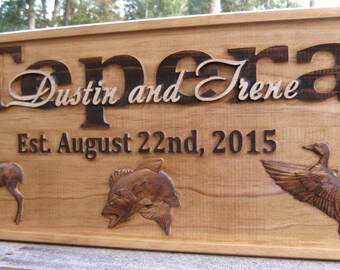 Rustic hunting signs | Etsy