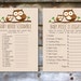 Owl Baby Shower Games Package - Baby Shower Games, Owl Shower Games ...